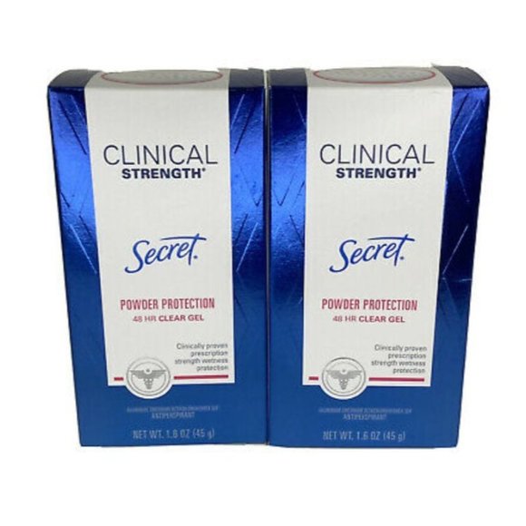 Secret | Other | 2 Pack Secret Clinical Strength Powder Protection 48 ...